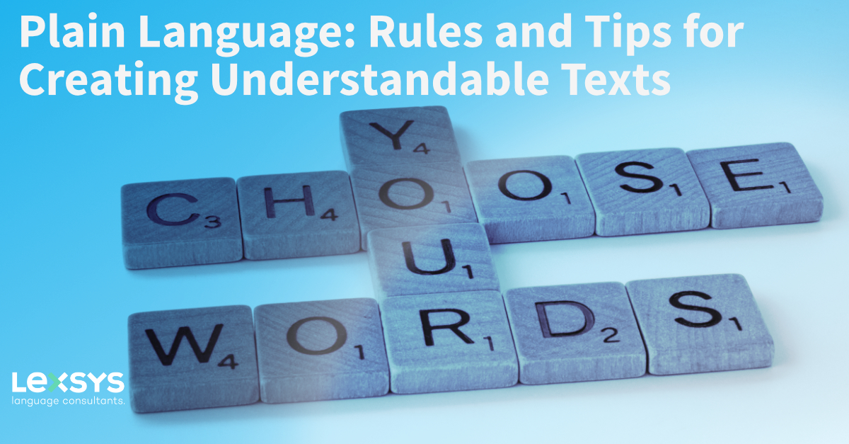 Plain Language: Rules and Tips for Creating Understandable Texts ...